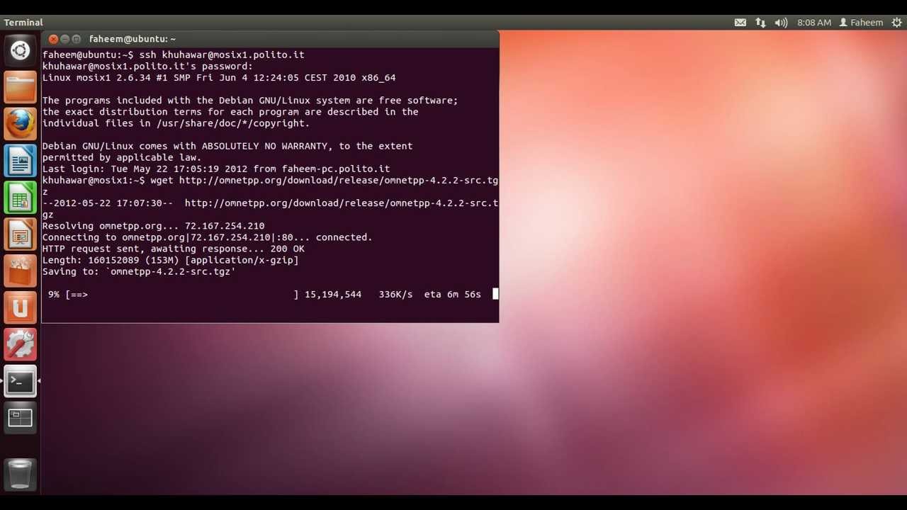 OMNeT++ without GUI - tictoc example - YouTube