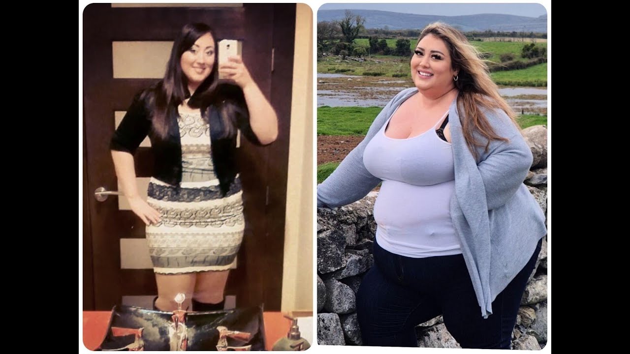 BBW SSBBWKBella Beautiful Weight Gain and Stuffing Sequence (18+) - YouTube