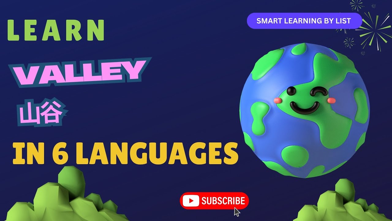Learn the word Valley in 6 Languages—Effortless & Fast! - YouTube