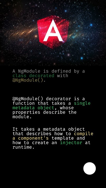 What Is Ngmodule In Angular Shorts Typescript Angular Angulardeveloper Javascript Youtube