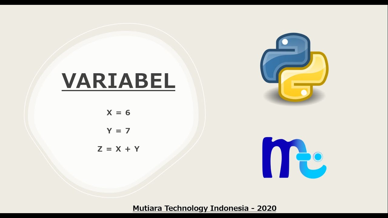 Belajar Python - Variabel [Dasar] - YouTube