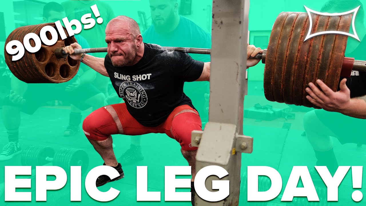 WHAT 900lbs Feels Like | INSANE SQUAT WORKOUT - YouTube