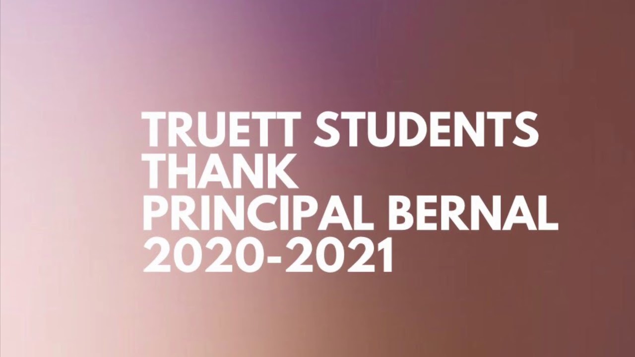 Truett Elementary Students and their Principal, Mrs. Bernal - YouTube