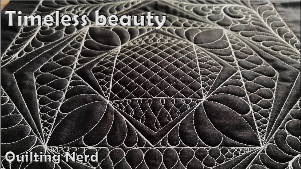 Timeless beauty of classical quilting design - squares with squares ...