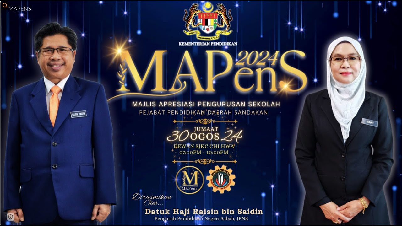 ANUGERAH MAPenS PPD Sandakan 2024 -SMK Batu Sapi - YouTube