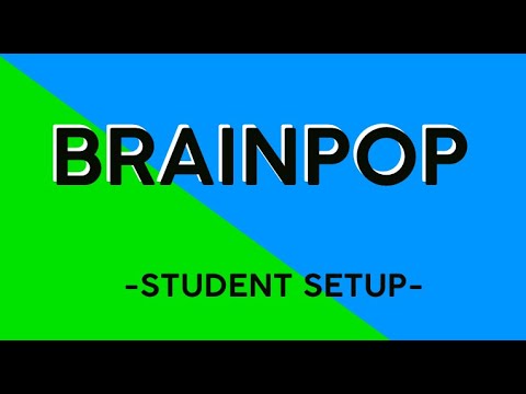 Tutorial - BrainPop - Student Setup - YouTube