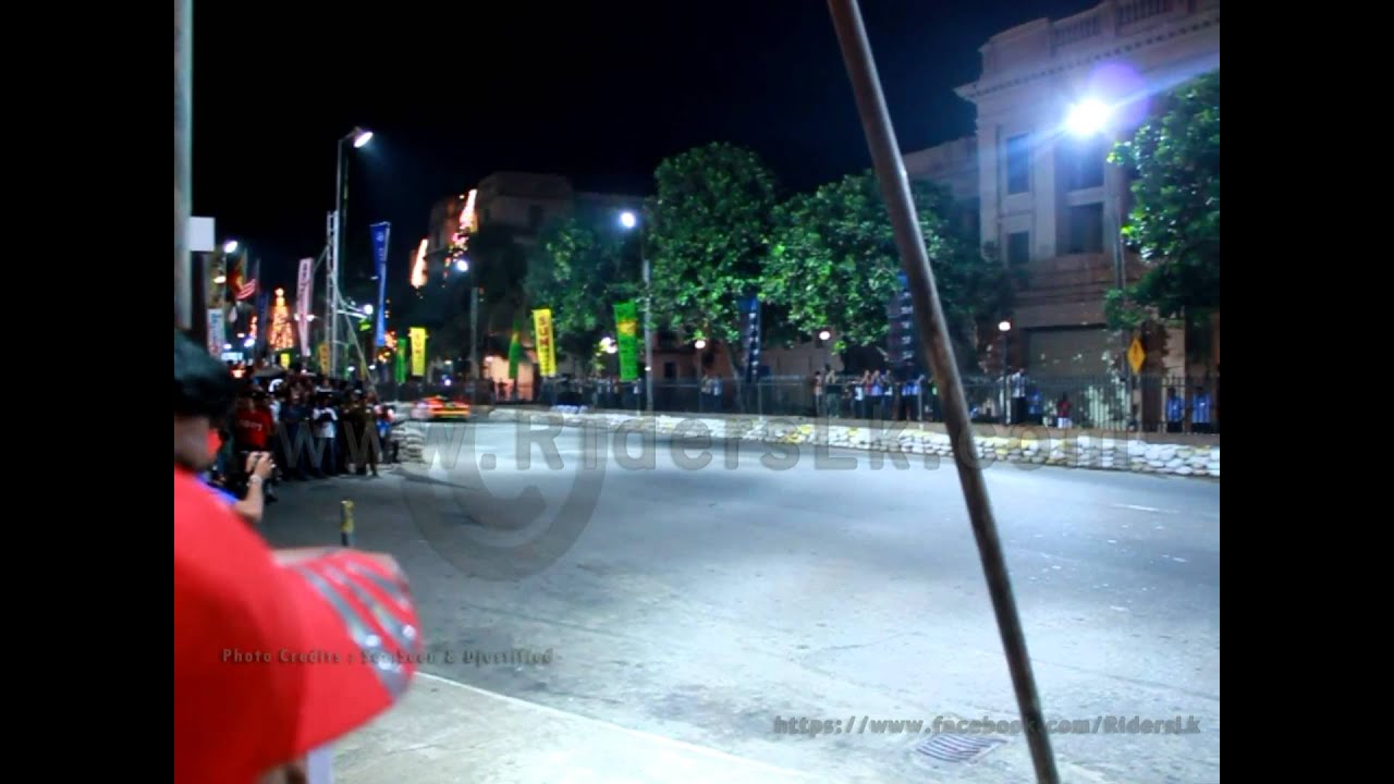 Lamborghini Gallardo In Colombo Night Races - YouTube