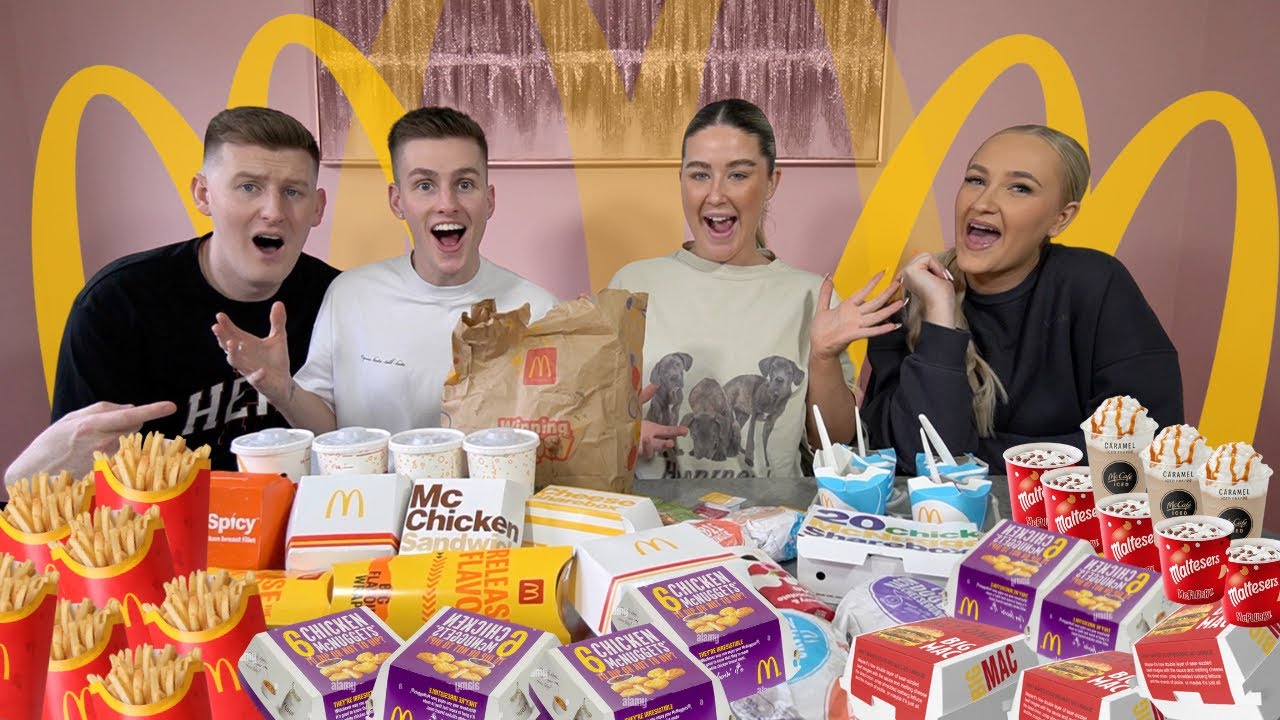 EATING THE ENTIRE MCDONALDS MENU WITH BRANDONIO AND ERIN BOWYER! - YouTube