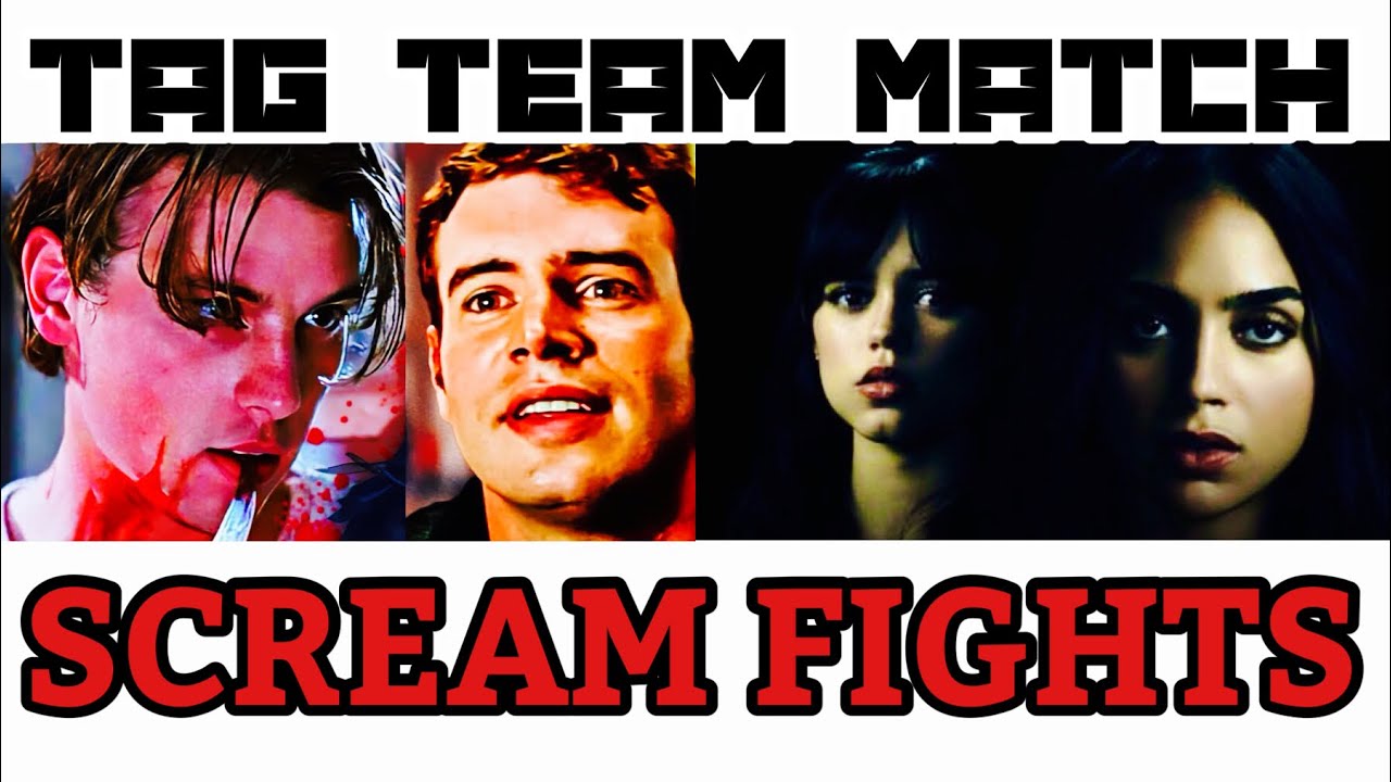 SCREAM KILLER FIGHTS - Billy & Roman Vs Sam & Tara - YouTube
