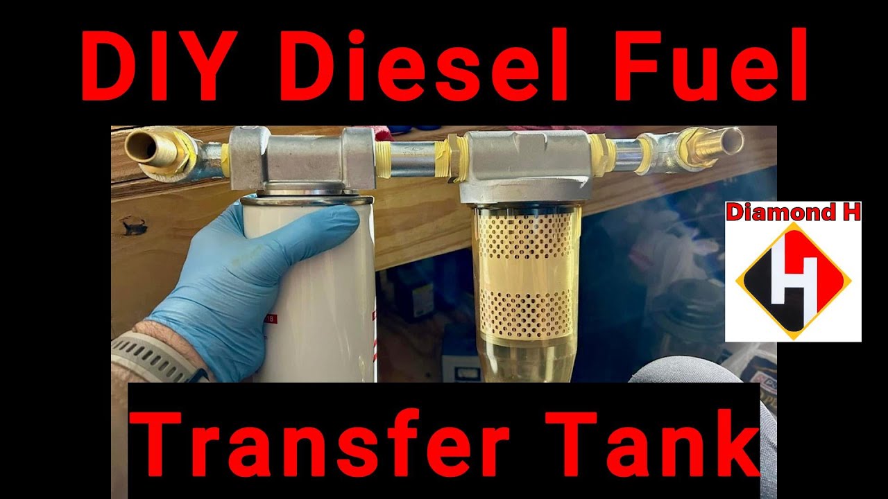 DIY Diesel Fuel Transfer Tank With Pump & Filters - YouTube