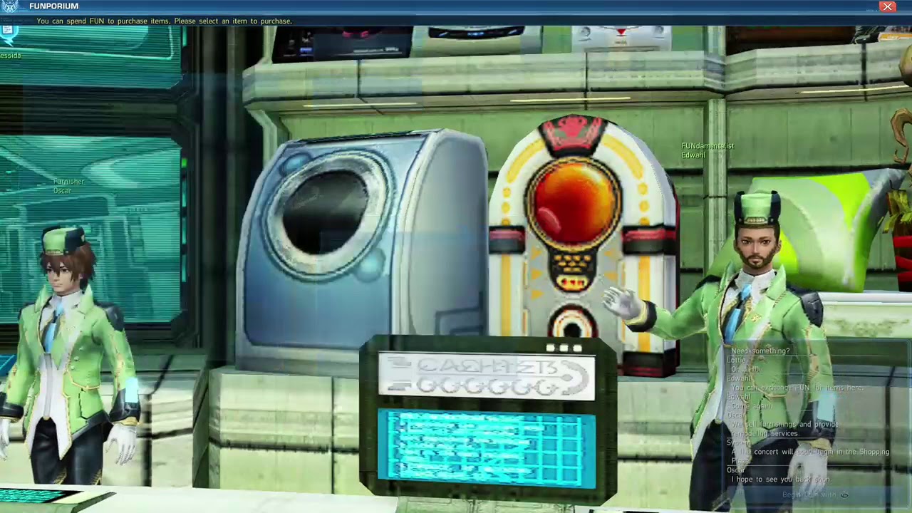 PSO2 - Personal Quarters - YouTube