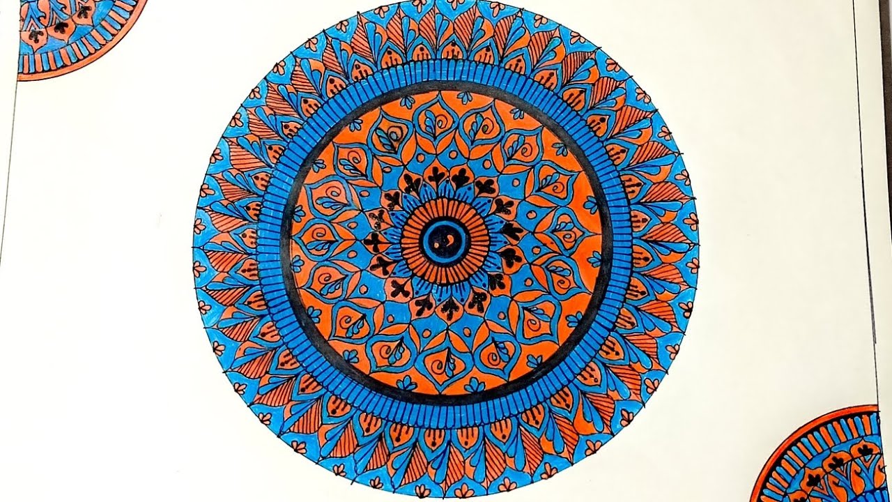 mandla art tutorial video no 6th #mandalaart #mandla #mandlaart # ...