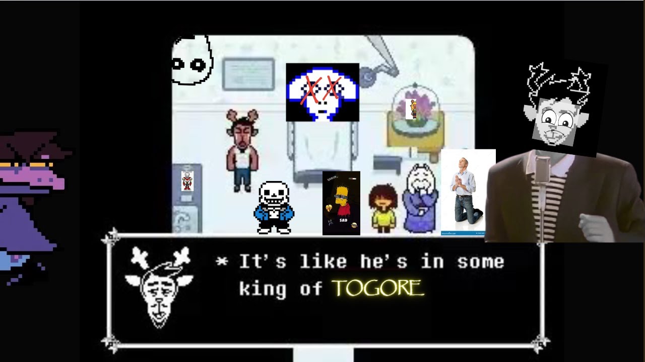 Deltarune/Undertale memes that are in some king of TOGORE DREEMUR - YouTube