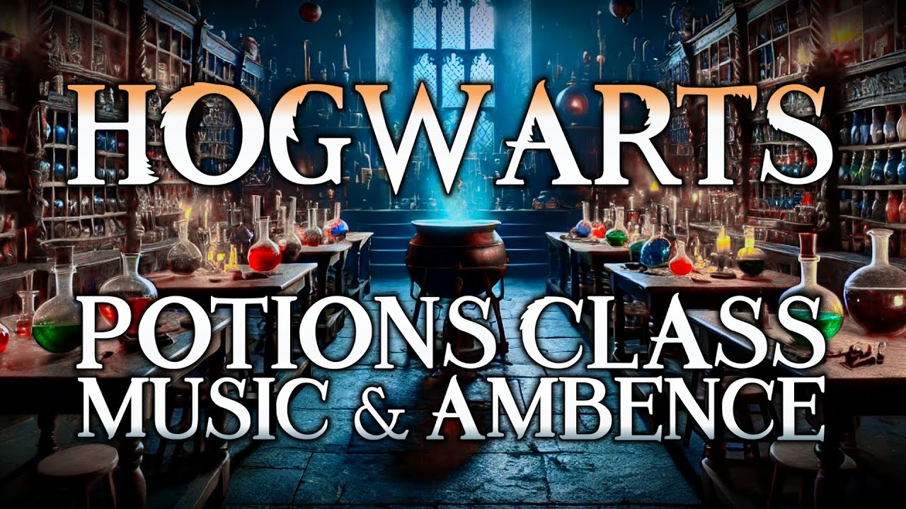 Hogwarts Potions Classroom | Harry Potter Ambience (Study, Focus ...