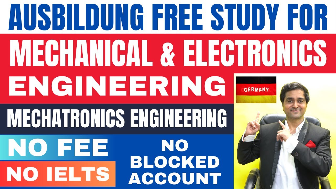 Ausbildung in Mechanical / Electronics / Mechatronics Engineering Free ...