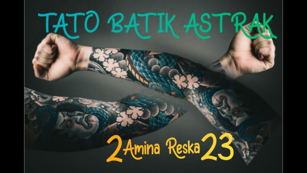pembuatan tato batik astrak bali di tanggan..👉👉tato batik astrak bali👌 ...