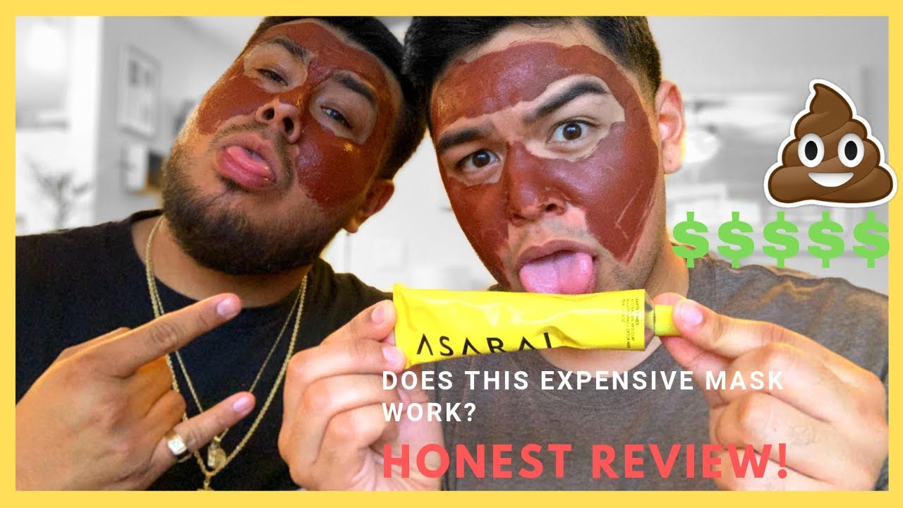 Sh** mask on our faces| Is it good? (asarai mask) - YouTube