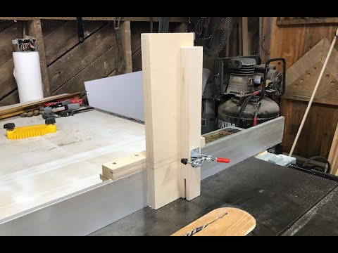 Build a Tenon Jig for a Table Saw - YouTube