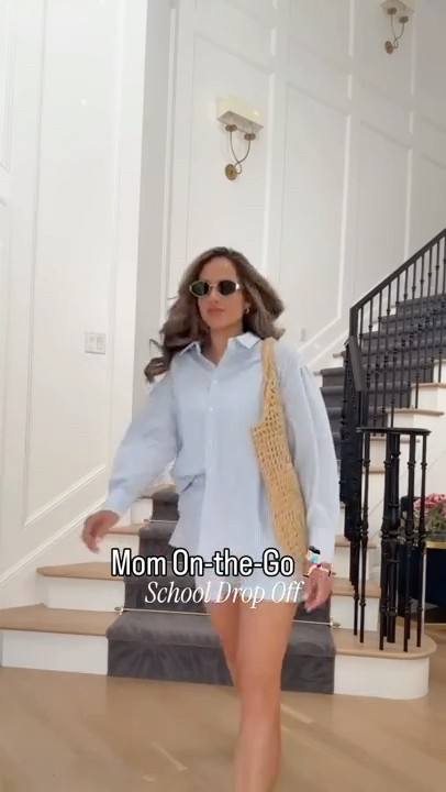 Mom On-the-Go outfits!🤩 Link: https://liketk.it/5mCBW #travelfashion #travelstyle #momstyle # ...