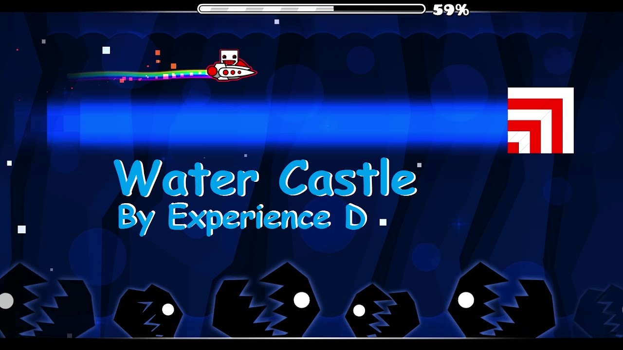 Geometry Dash - Water Castle By Experience D (Easy Demon) all coins ...