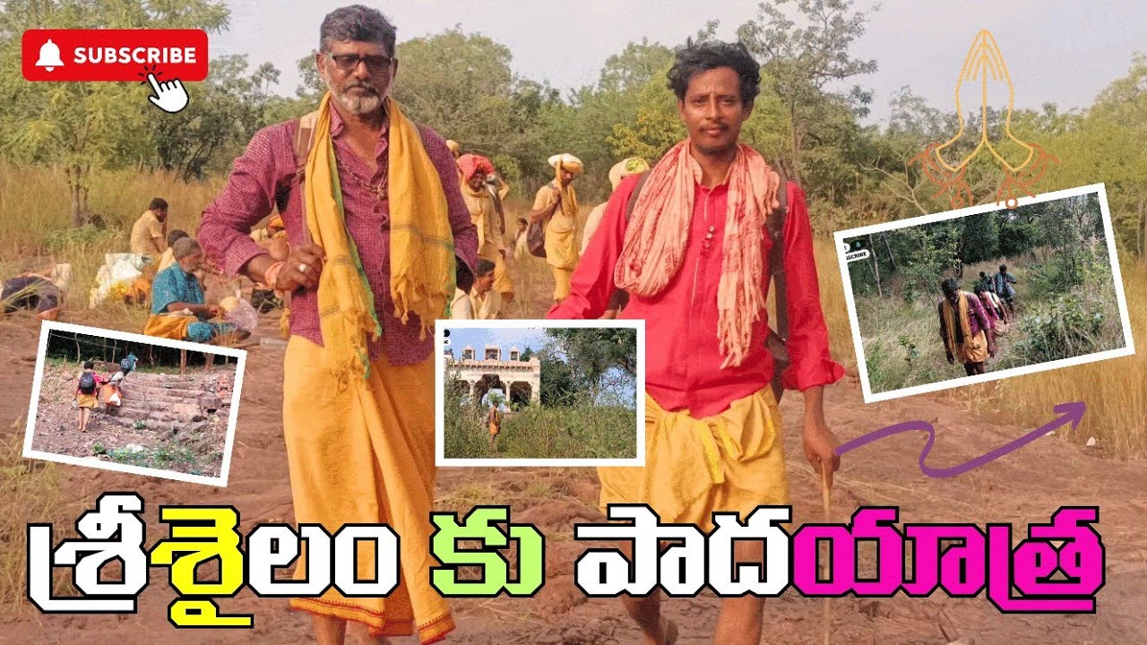 Srisailam padayatra శ్రీశైలం పాదయాత్ర దట్టమైన నల్లమల అడవిలో ప్రయాణం # ...