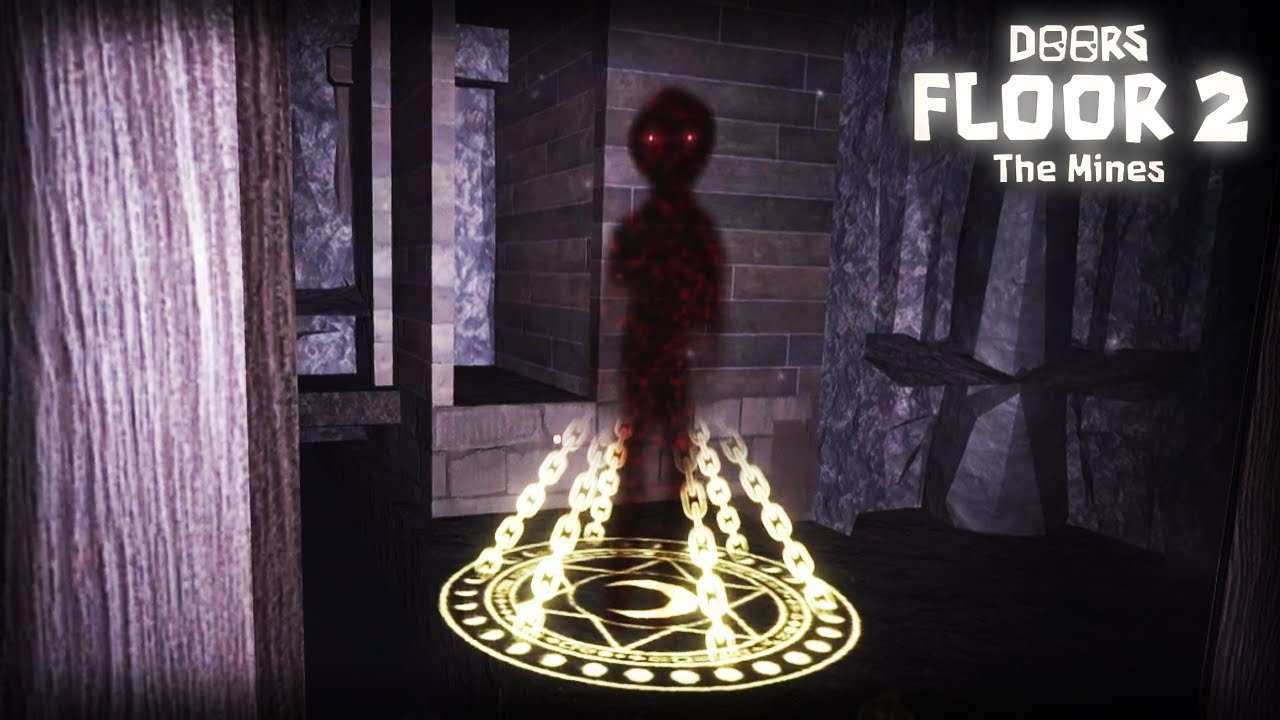 Roblox Doors Floor 2 : The Mines - i found Lookman Entity - YouTube