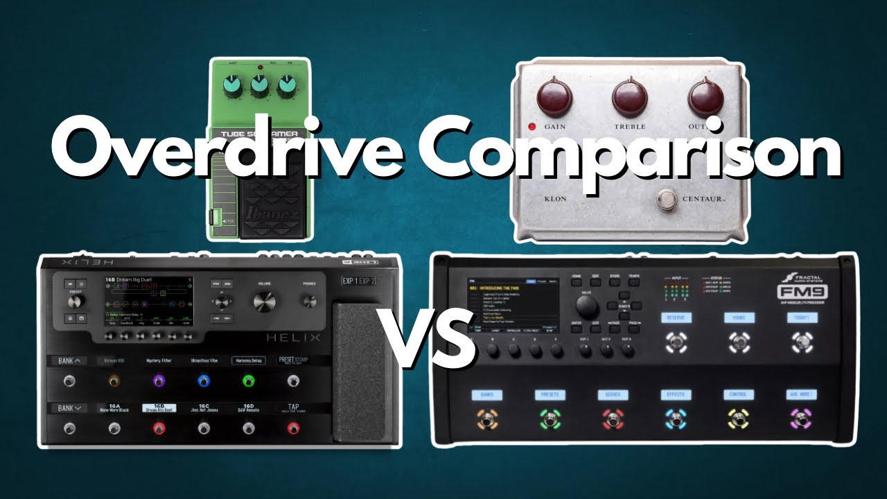 Helix VS Fractal | Comparing Digital Overdrives To A Real Pedal? - YouTube