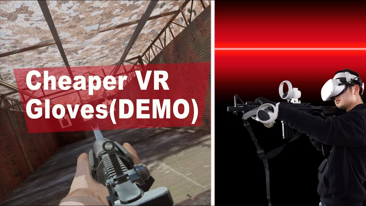 Demonstrate NEW VR Glove Demo on Contractors *Oculus Quest 2* - YouTube
