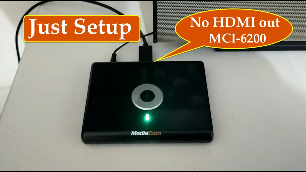 How to set video out on MCI-6200 mediacom videoke player? - YouTube