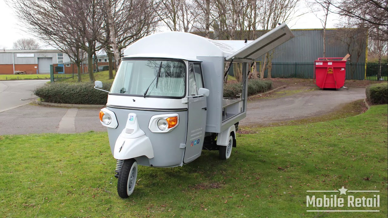 Piaggio Ape conversion by The Big Coffee - YouTube
