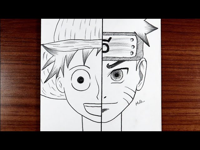 Naruto Luffy Drawing
