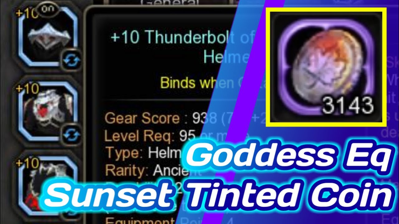 Tukar Goddess Helmet dengan Sunset Tinted Silver Coin Dragon Nest SEA ...