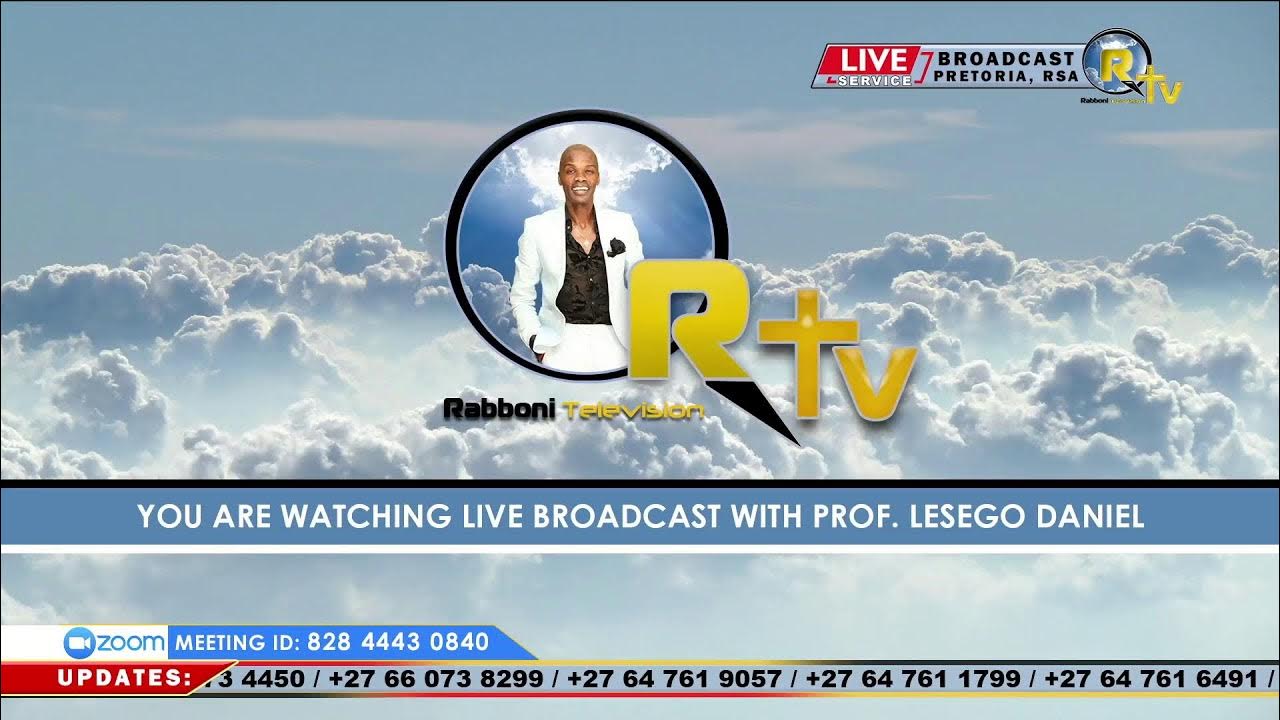 02 SEPTEMBER 2023 SATURDAY LIVE BROADCAST SERVICE WITH PROF. LESEGO DANIEL AND SONS PART 1 - YouTube