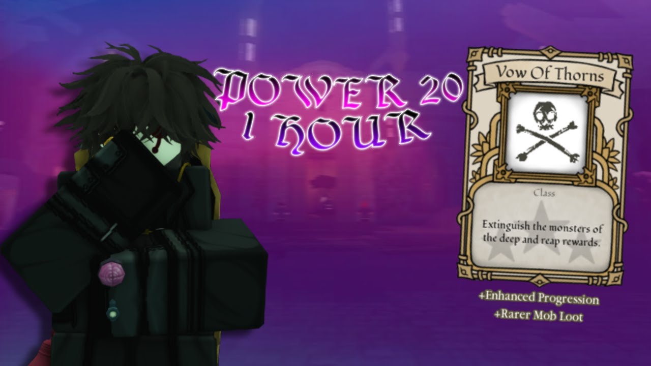 How to get POWER 20 in 1 HOUR! (deepwoken) - YouTube