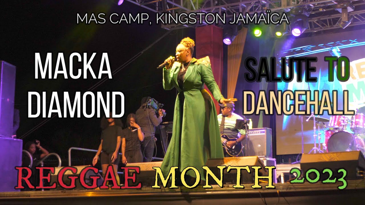 MACKA DIAMOND at Salute To Dancehall [Reggae Month 2023] - YouTube