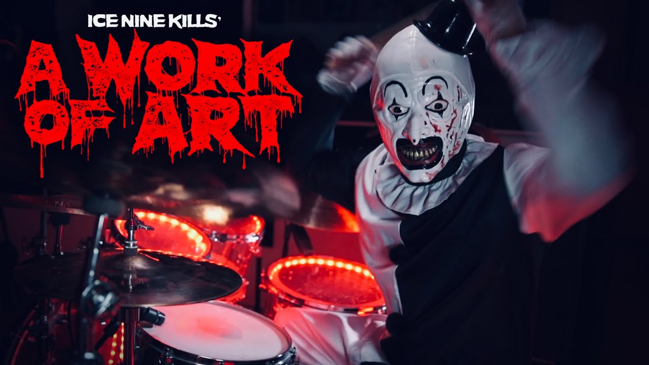 ART THE CLOWN - ICE NINE KILLS - A WORK OF ART (DRUM COVER) 🥁🪓🩸🤡 # ...