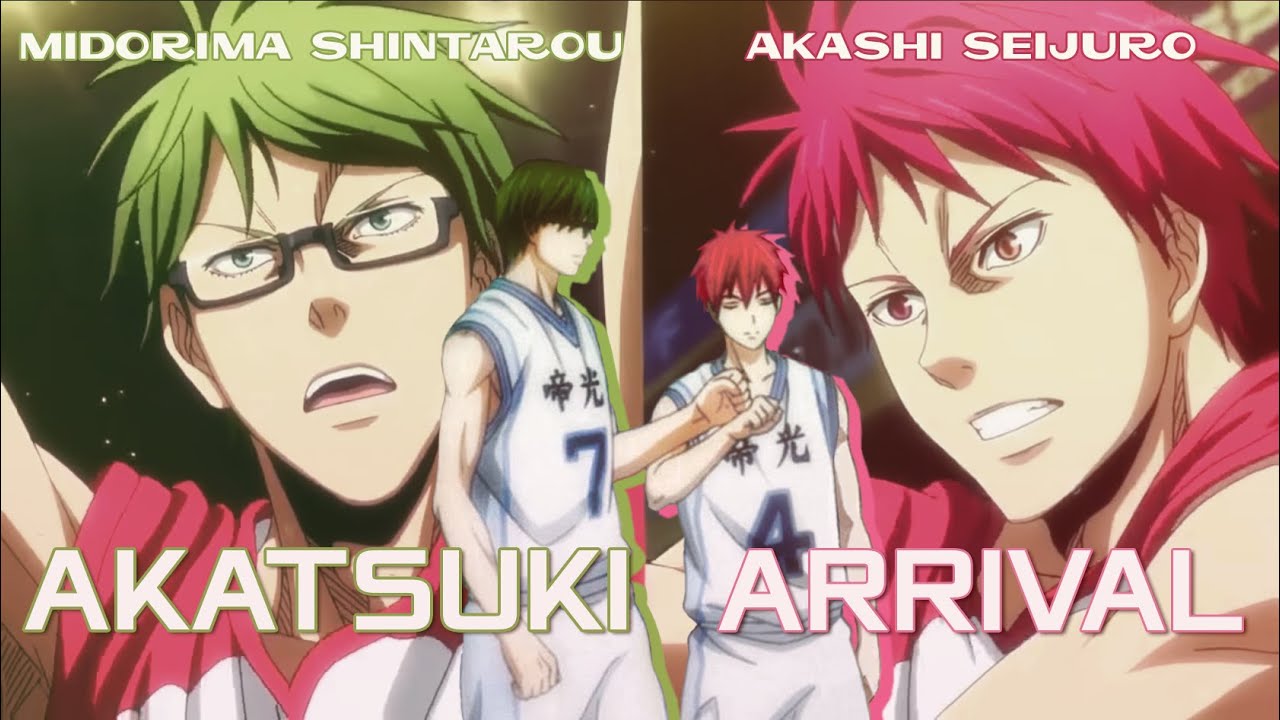 Akashi Seijuro x Midorima Shintarou || Akatsuki Arrival (rus ver ...