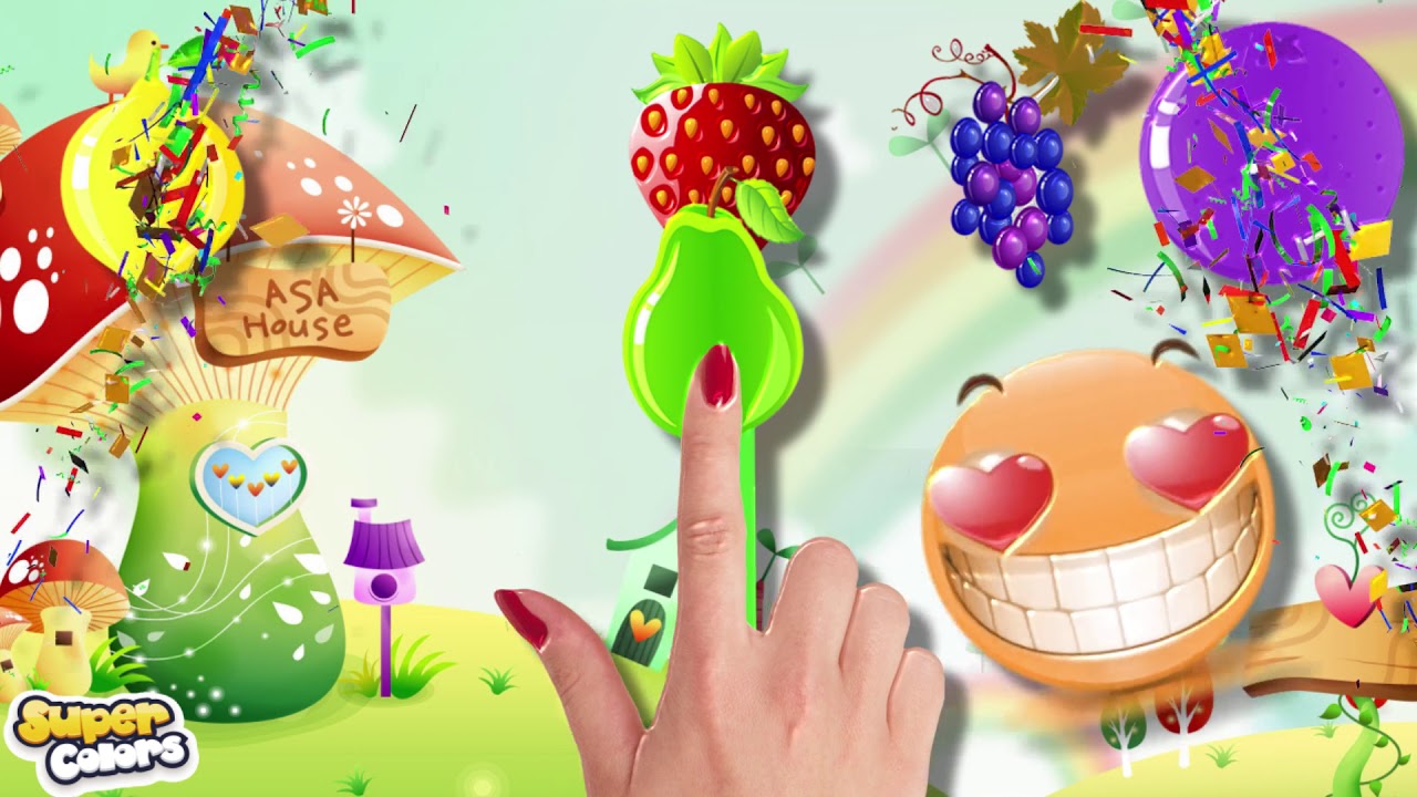 Learn Colors Wrong Heads With Pencils and Fruits - Baby Crying - Baby ...