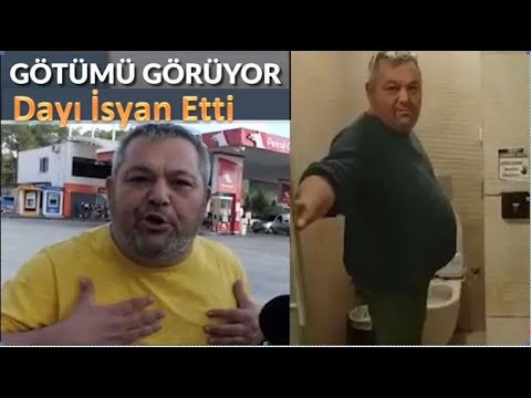 götümü görüyor benim ( benzin istasyonu tuvaletinde götü gözüken adamın isyanı)