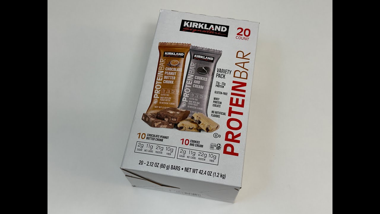 Costco Kirkland Signature Protein Bar Unboxing! - YouTube