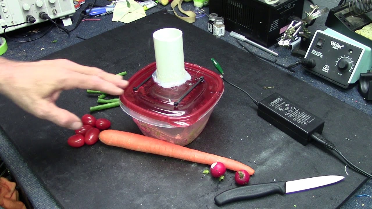 Food Smasher Made from a Muffin Fan - YouTube