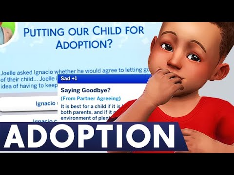 Giving Up MY BABY FOR ADOPTION? 👶👩‍💼 The MOST Realistic ADOPTION MOD ...