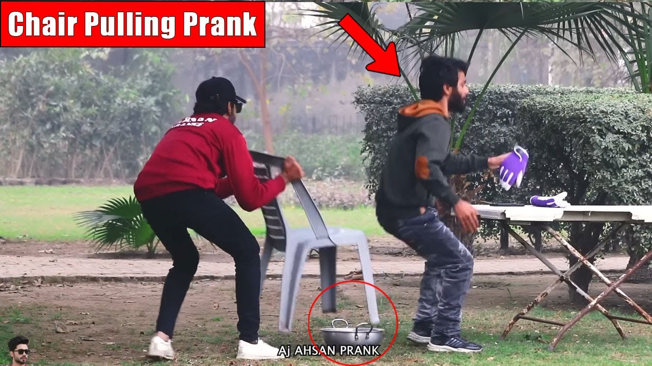Chair pulling Prank || BY AJ-AHSAN || - YouTube