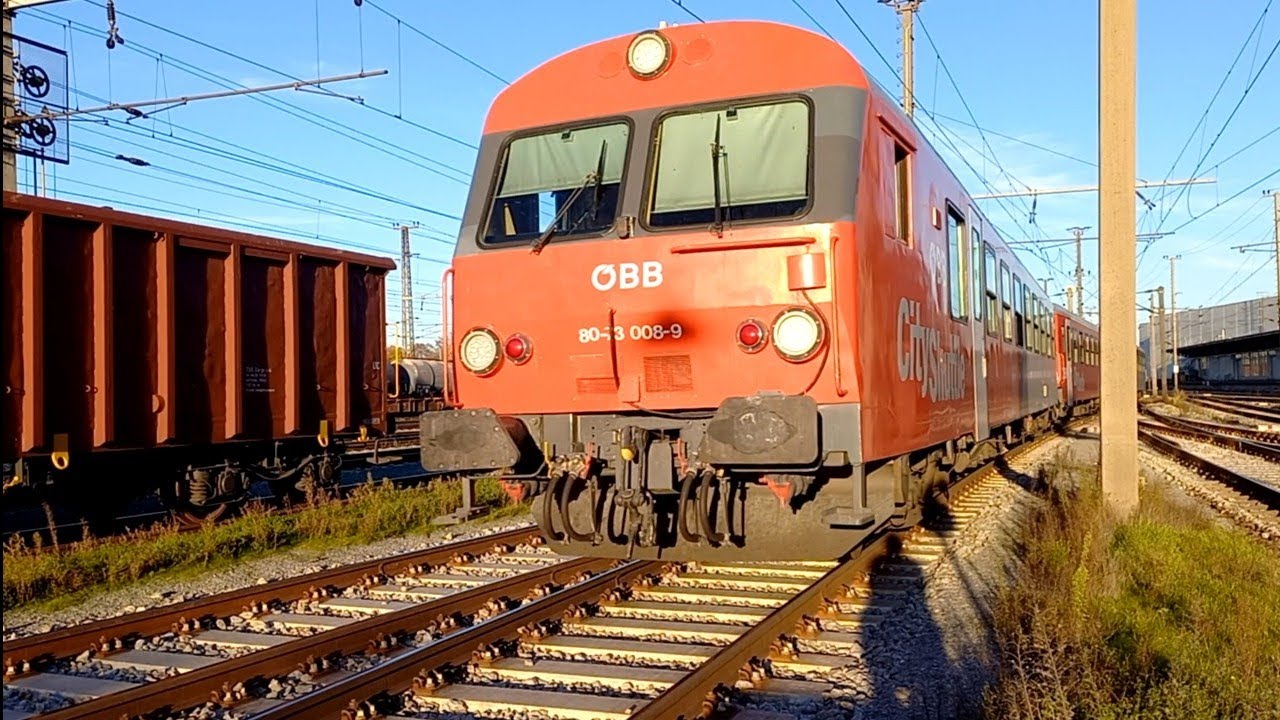 City Shuttle Einfahrt mit ÖBB 2016 ( 2016 071-0 ) - YouTube