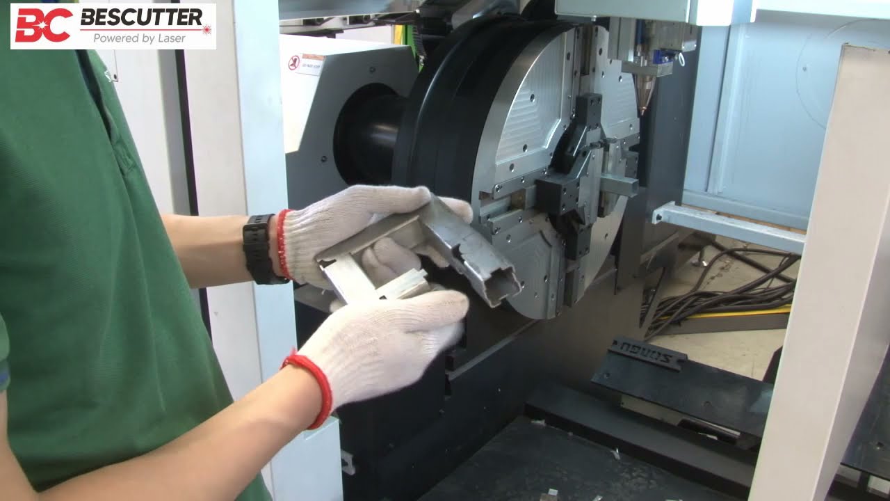 BESCUTTER Fiber Laser Tube Cutting Machine Applications - YouTube