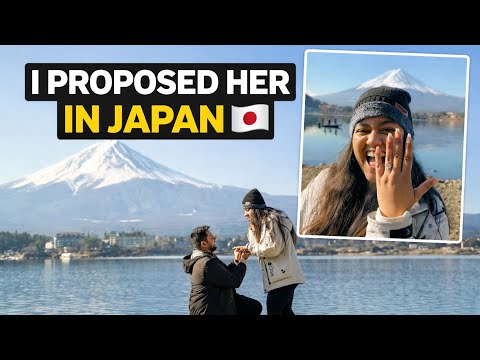 I propose her in Japan 🇯🇵 || Mt Fuji || 