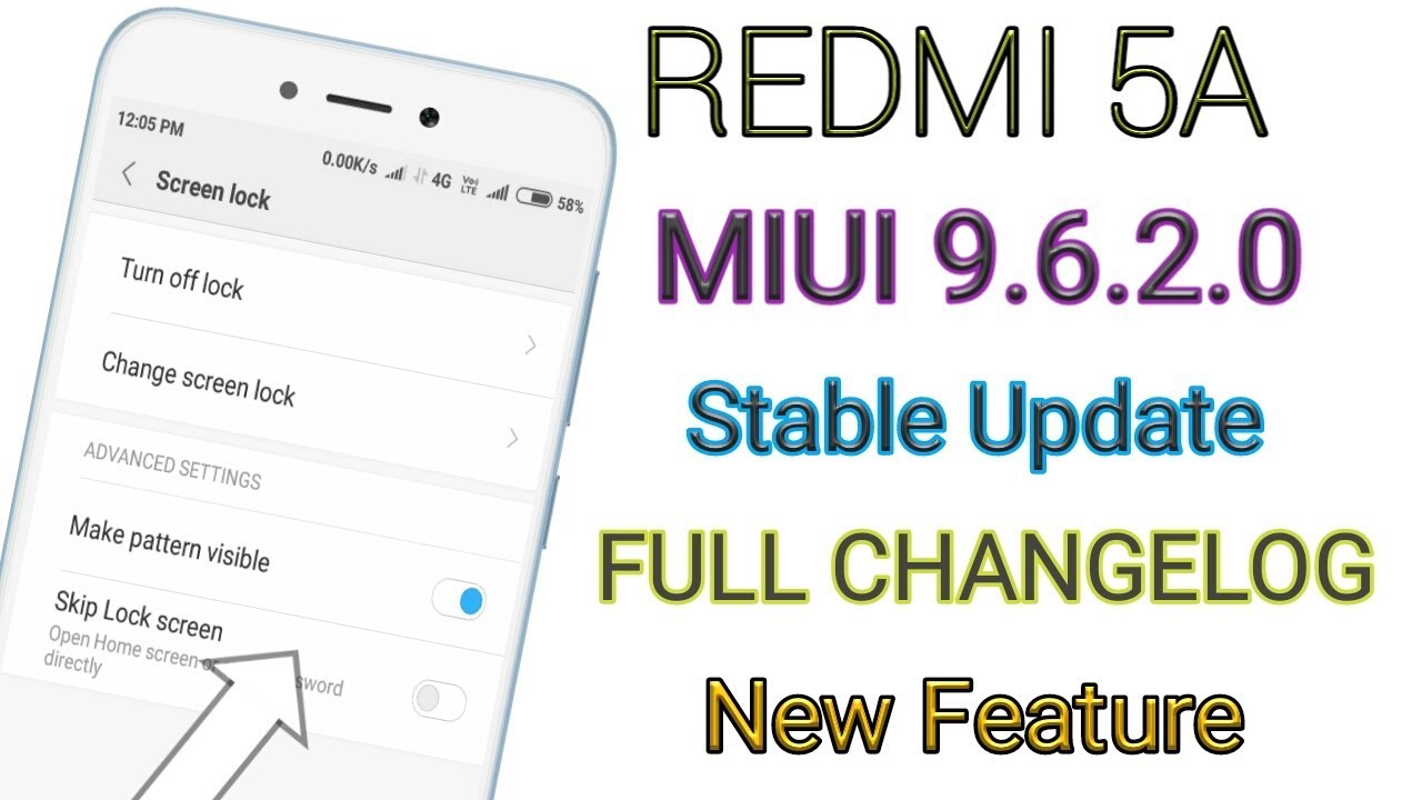 Redmi 5A MIUI 9.6.2.0 Stable Update Full changelog||MIUI 9.6.2.0 Update New Feature - YouTube