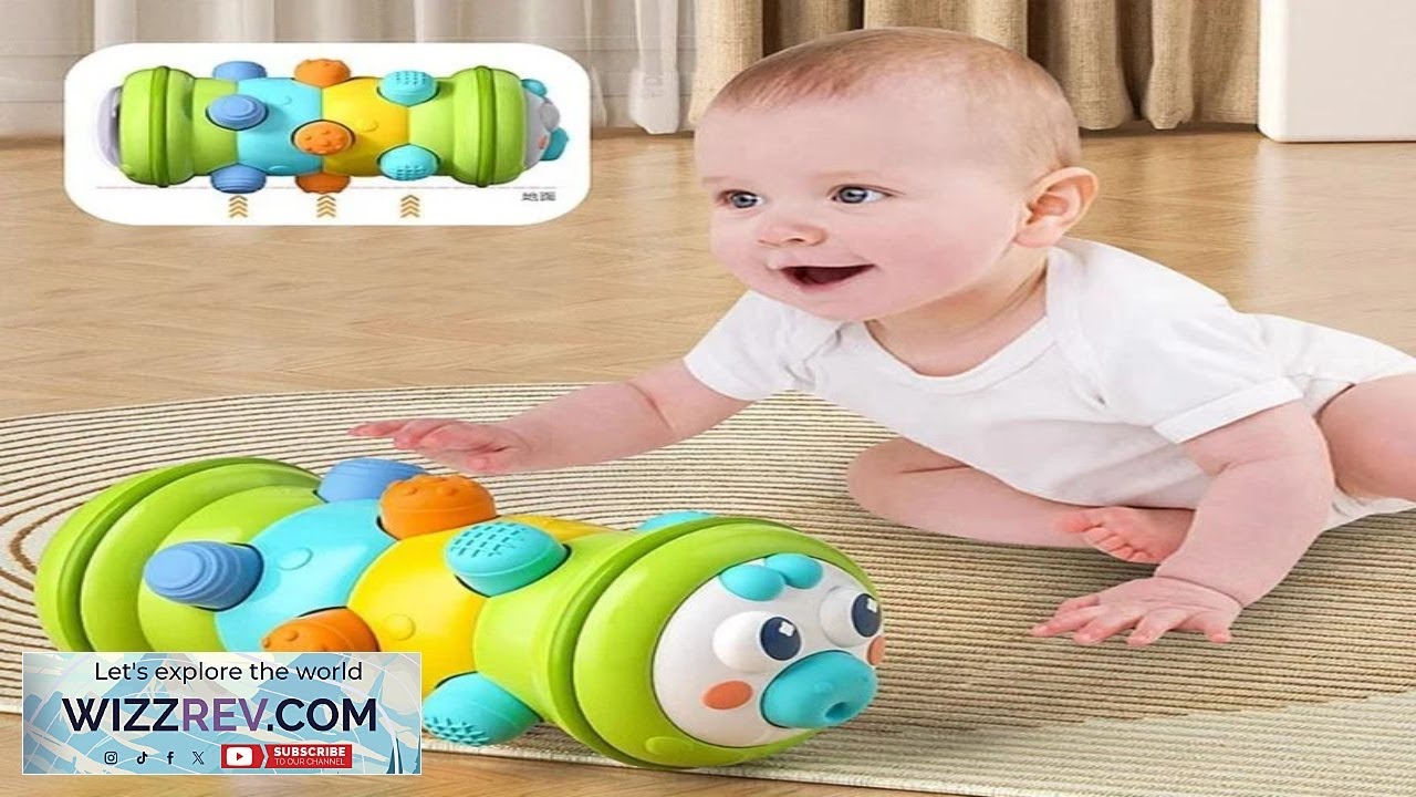Baby Crawling Roller Toy Infant Activity Tummy Time Roller Montessori ...