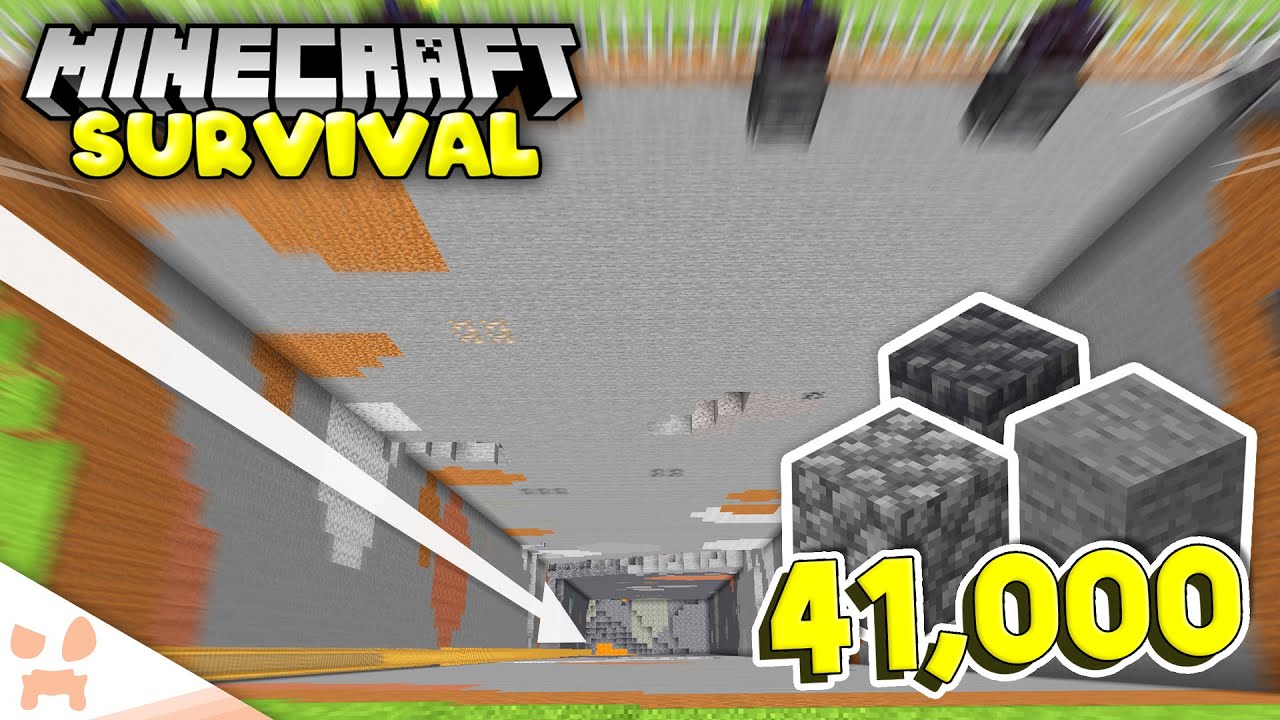 Mining AN ENTIRE CHUNK in Minecraft Survival! (#41) - YouTube