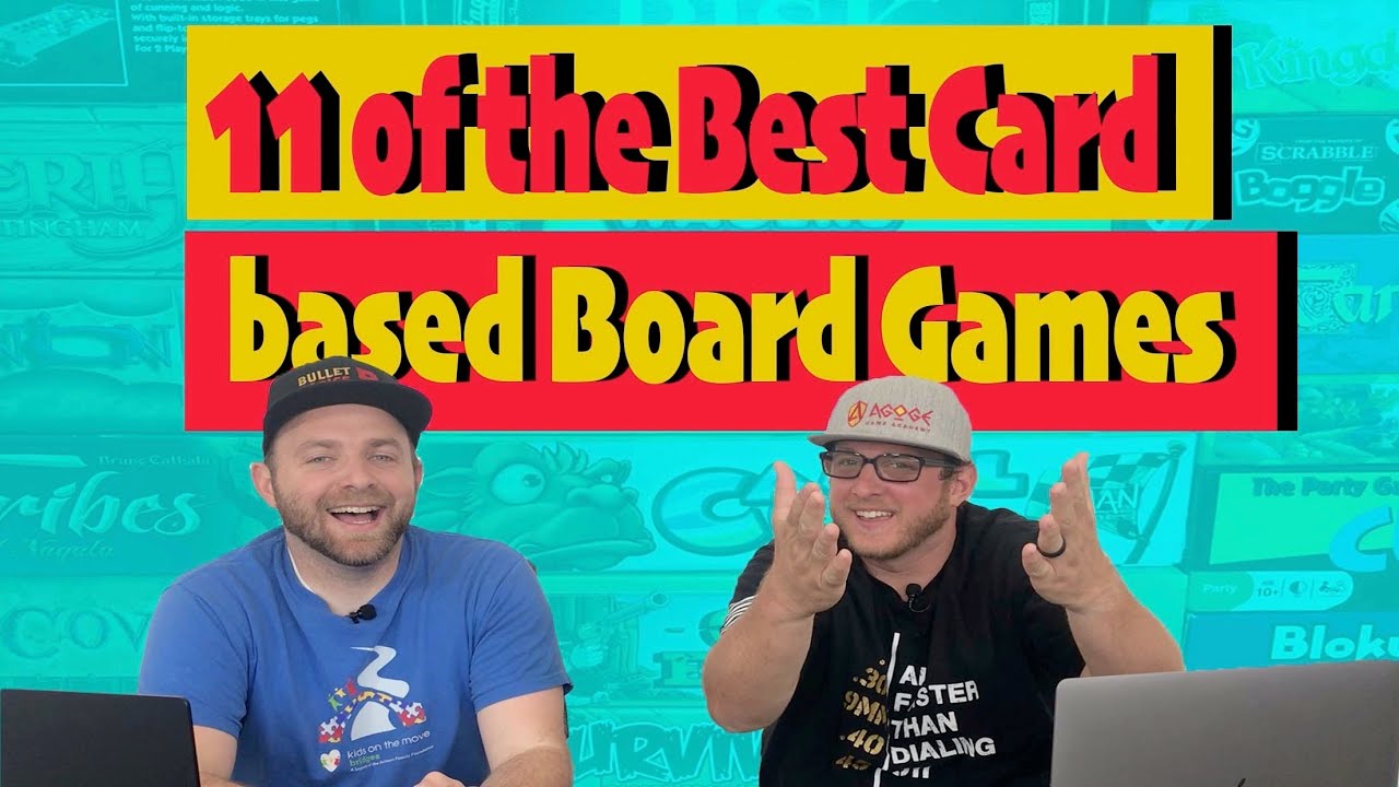 8 OF THE BEST CARD-BASED BOARD GAMES! And what makes them so good ...